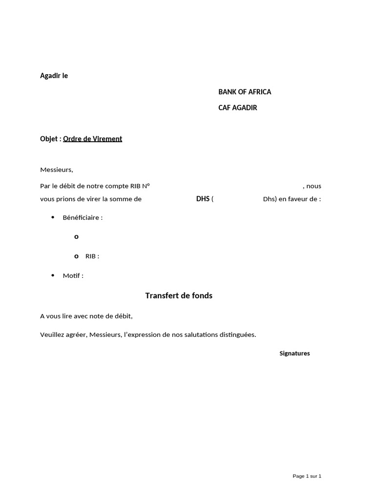 Virement Bmce Conv 3 | PDF