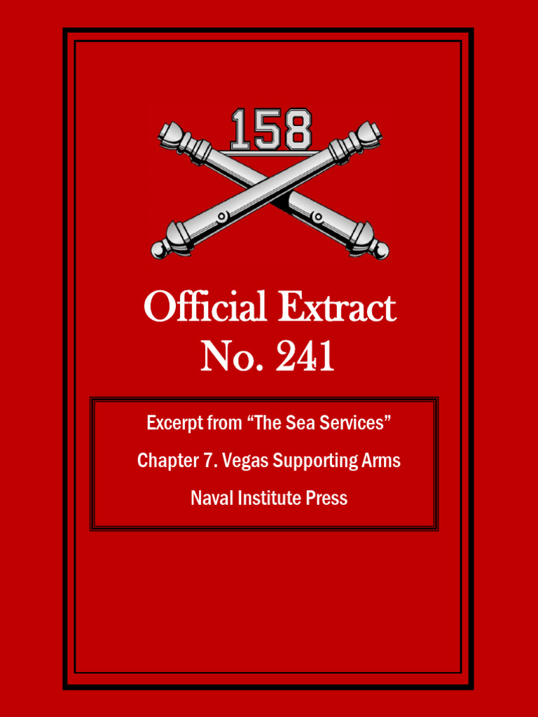 158th Field Artillery Official Extract No. 241 | PDF | Battalion ...