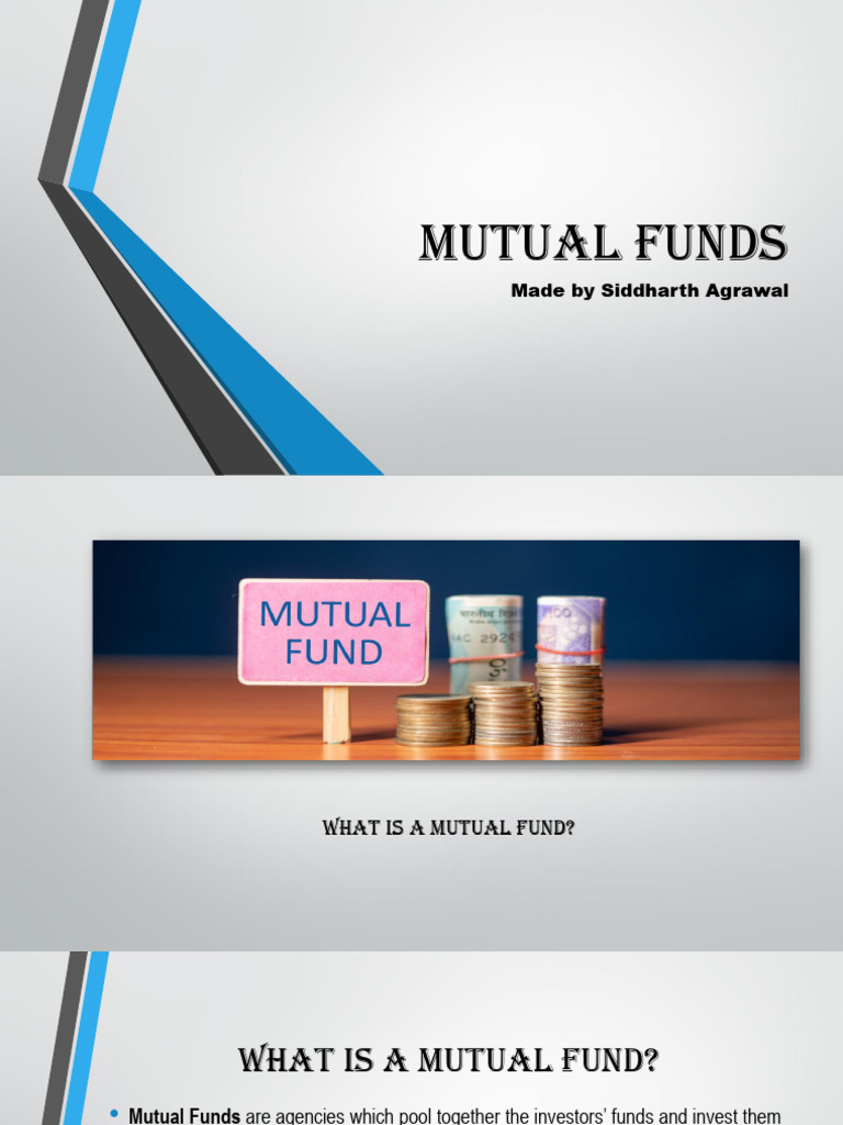 Mutual Funds Ppt Pdf