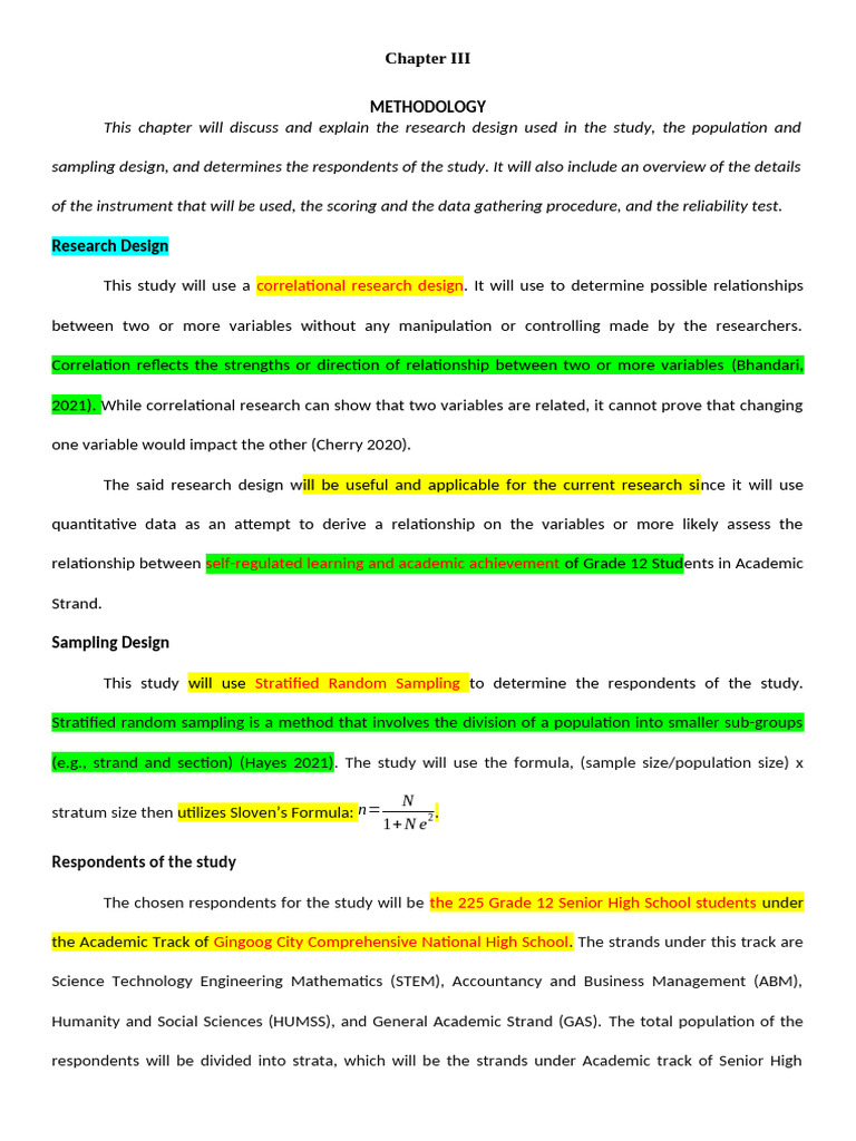 Chapter 3 Sample | PDF