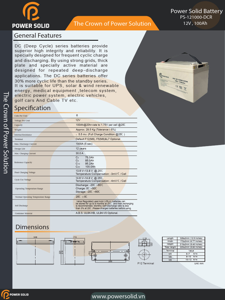 PS 121000 DCR | PDF