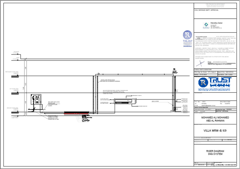 LUS-MAQ-MQ 1180-DDS-GAS-006 RISER DIAGRAM | PDF