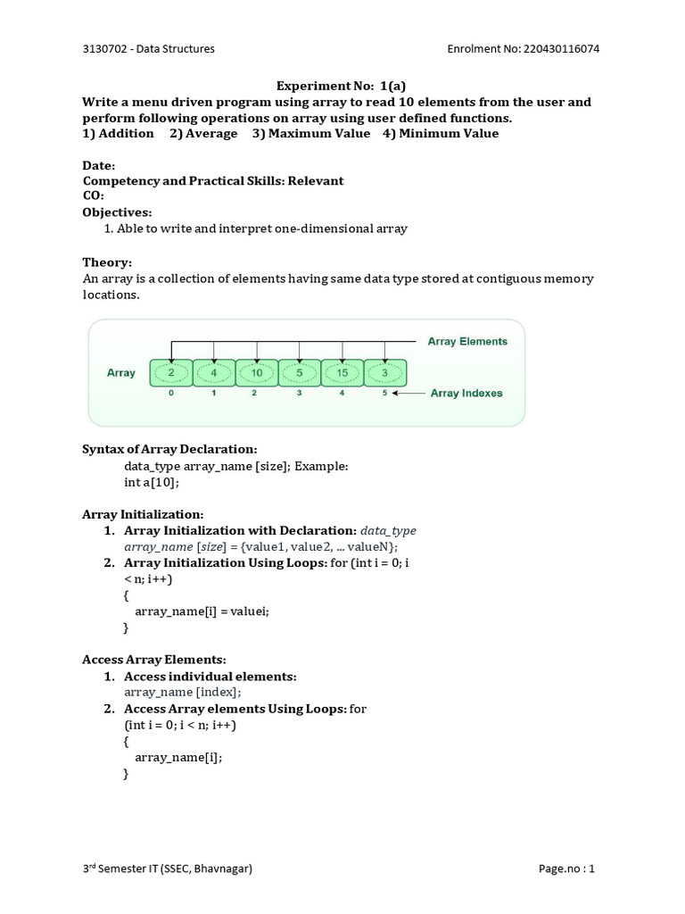 DS Practical (Mehul) 742 | PDF
