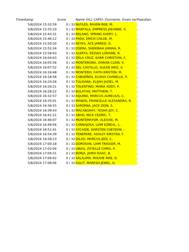 Clad Asia Post Test SSC Math | PDF