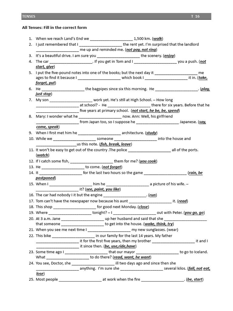 Grammar Practice 3 | PDF