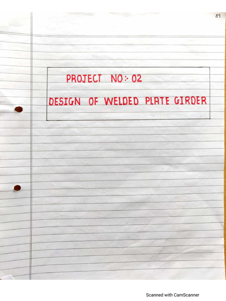 Project 2 Girder | PDF