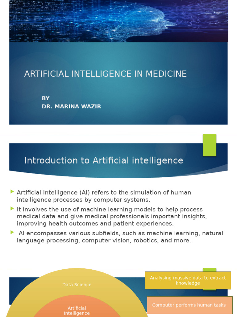 ARTIFICIAL INTELLIGENCE IN MEDICINE (Autosaved) | PDF