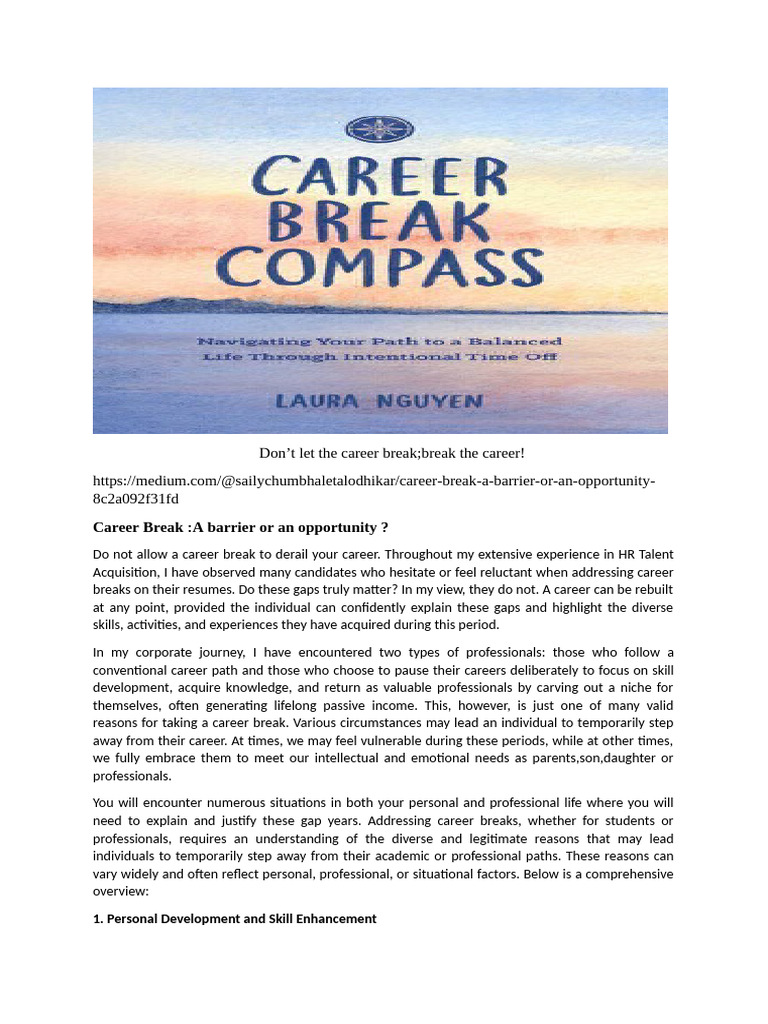 Career Breaks | PDF