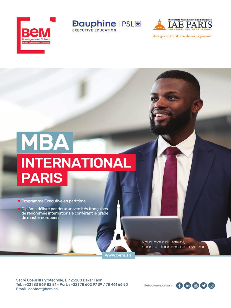 Mba Paris Dauphine | PDF