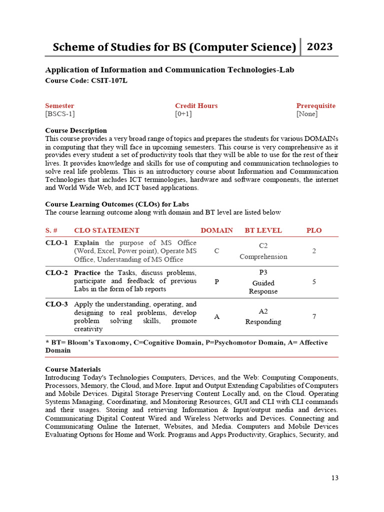 weekly breakdown | PDF