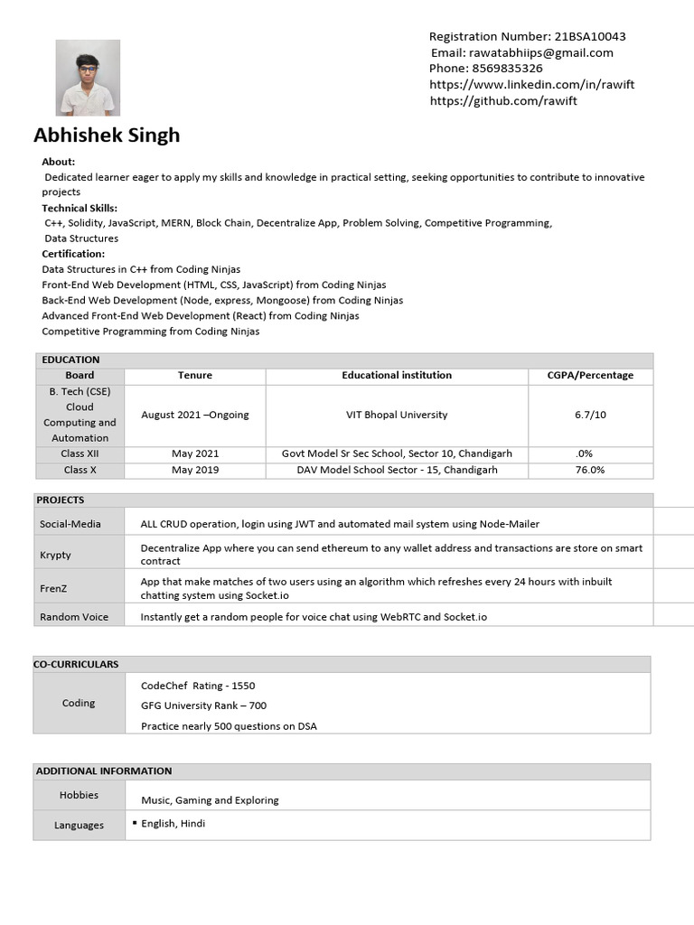 My-Resume 2 | PDF