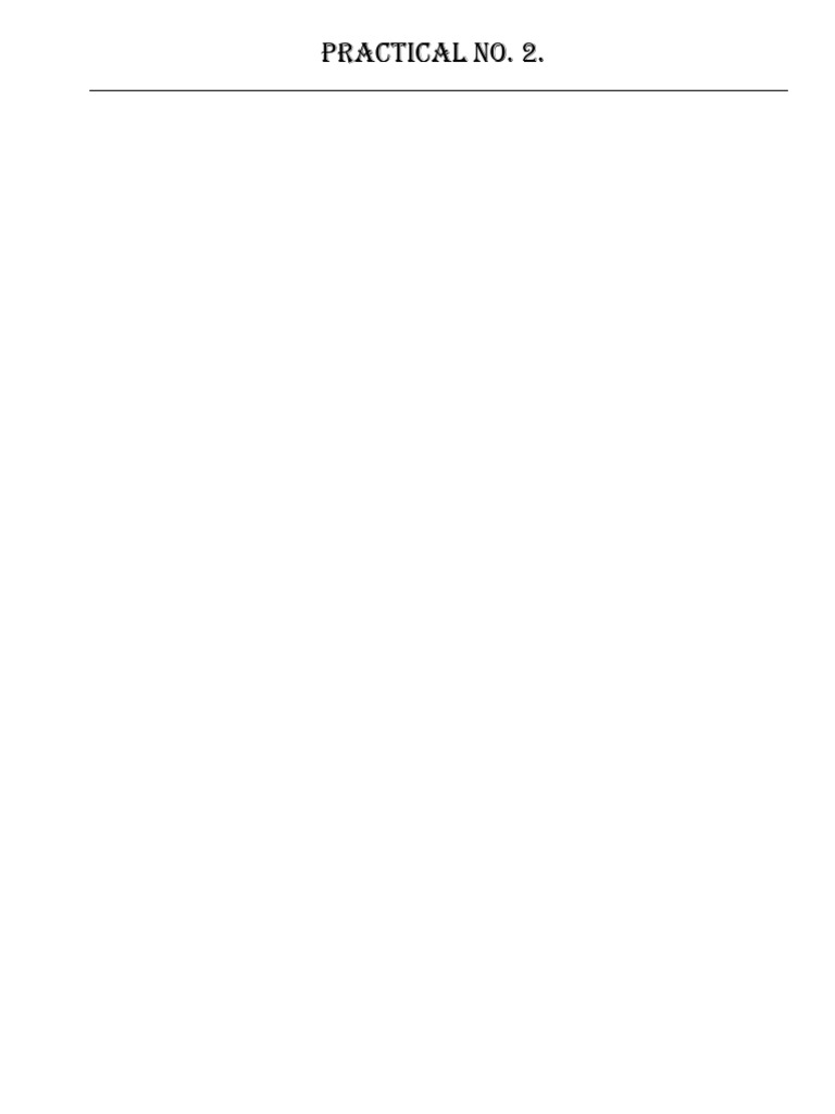 Practical No. 2 | PDF | Power Station | Home & Garden