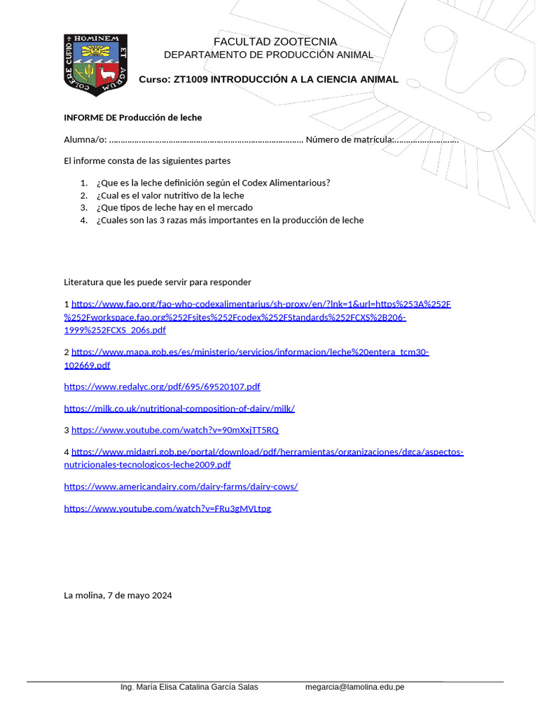 24 2 Uni3 Inf4 Leche | PDF