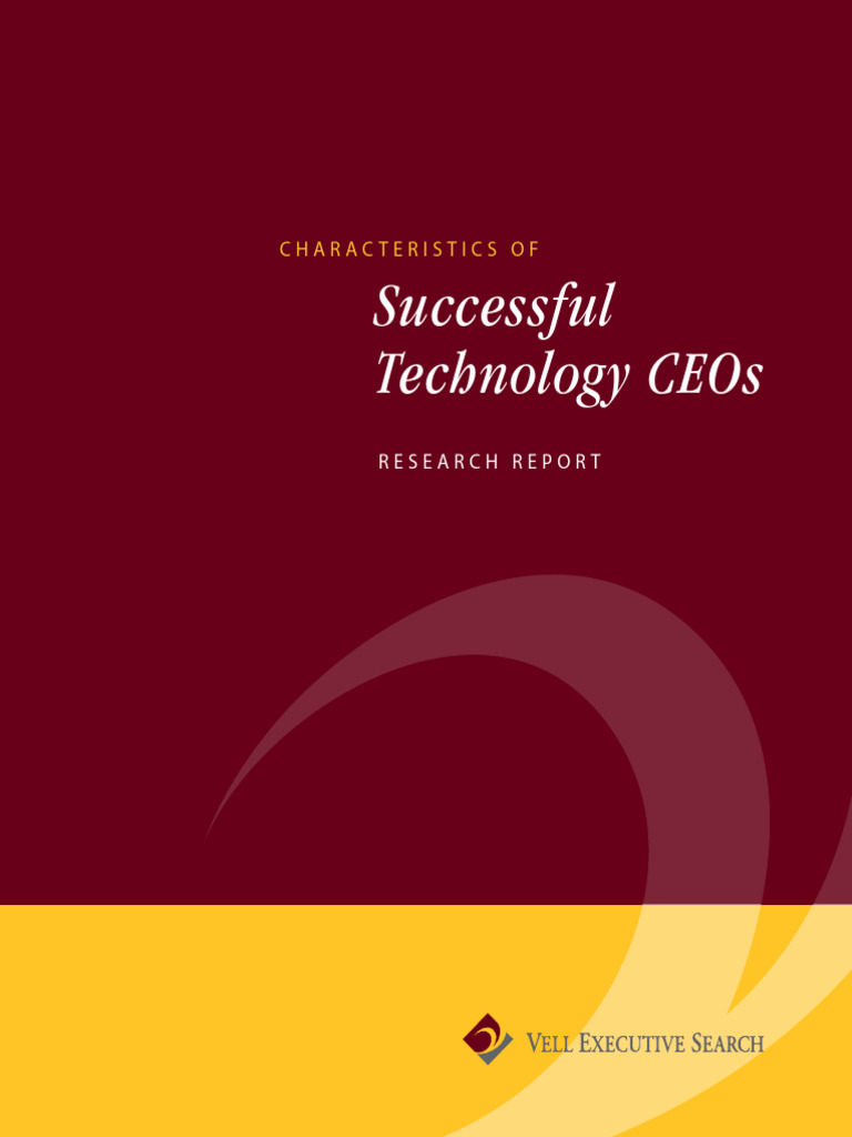 Vell Tech CEOs Report | PDF