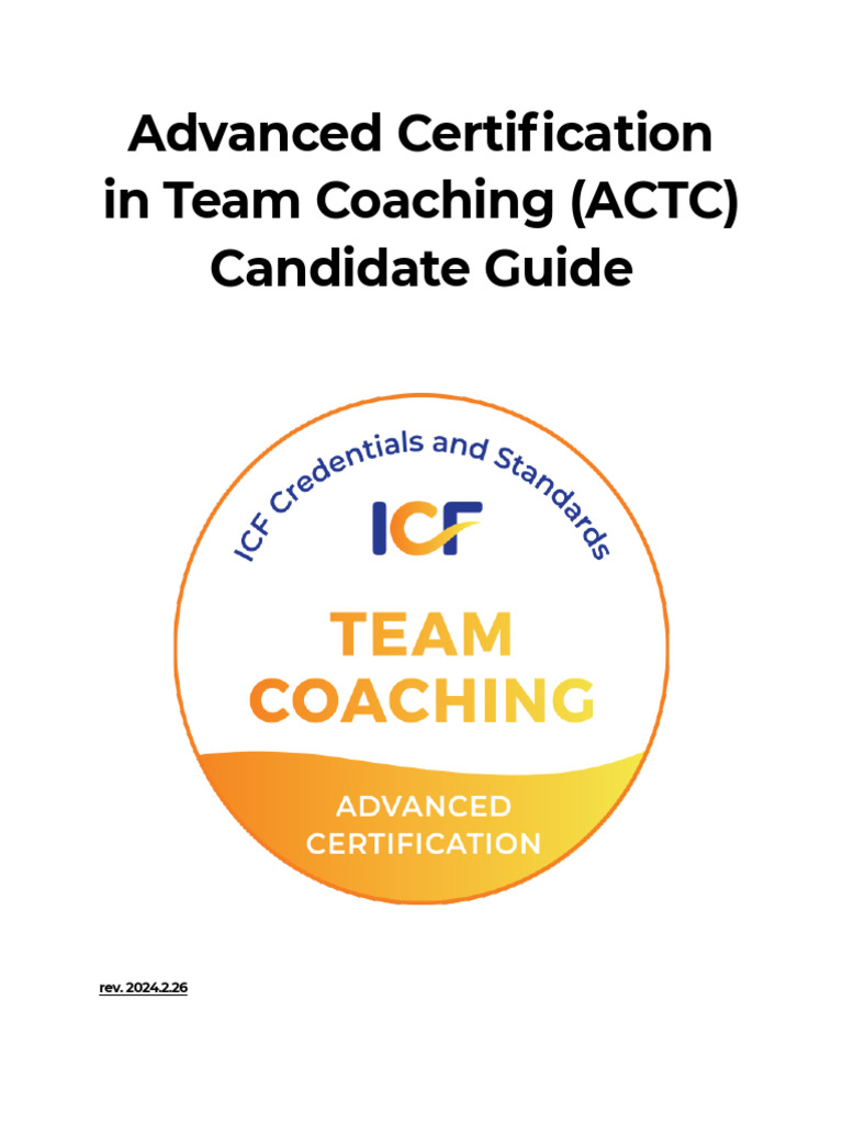 ACTC Candidate Guide | PDF