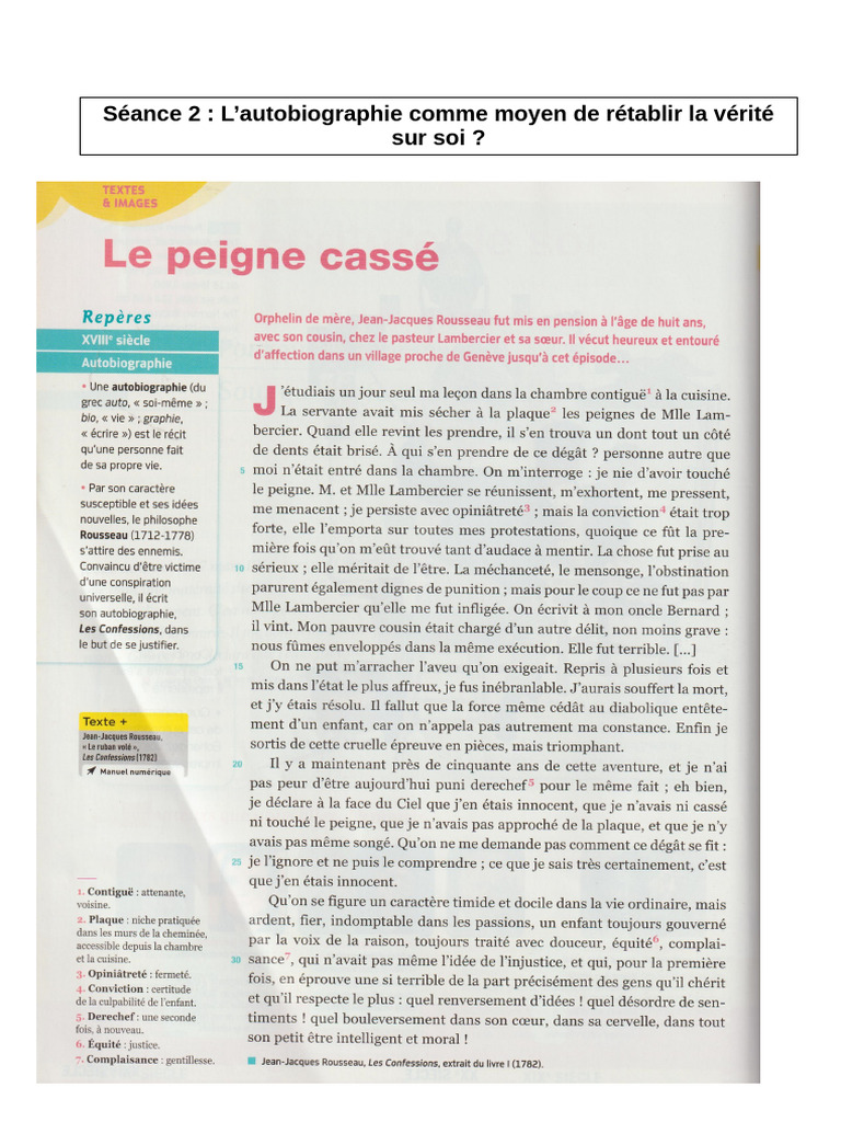 Séance 2 Rousseau | PDF
