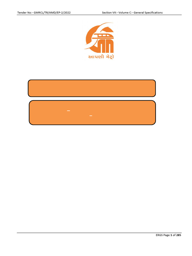 Part 2 Section VII General Specification | PDF