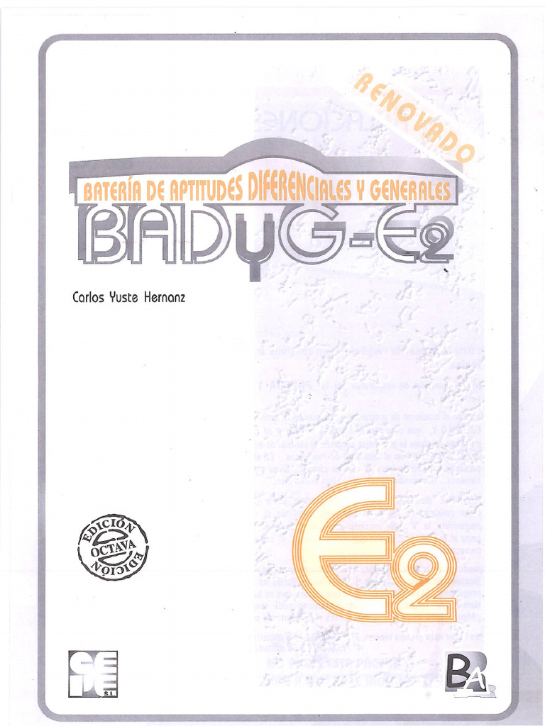 BADyG E2 | PDF