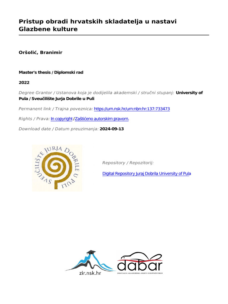 Branimir Diplomski Rad | PDF