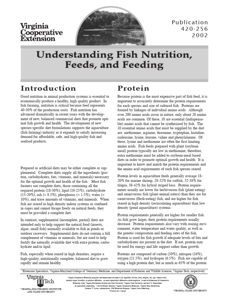 Feeding Fish | PDF