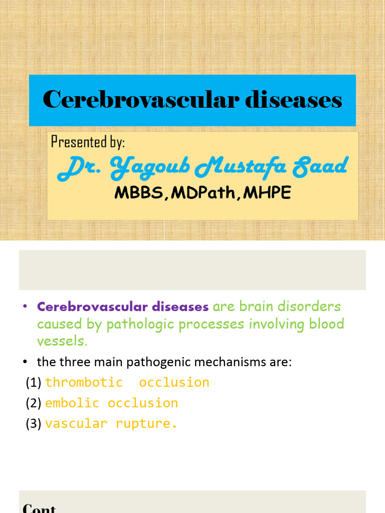 Cerebrovascular Diseases | PDF | Ischemia | Wellness