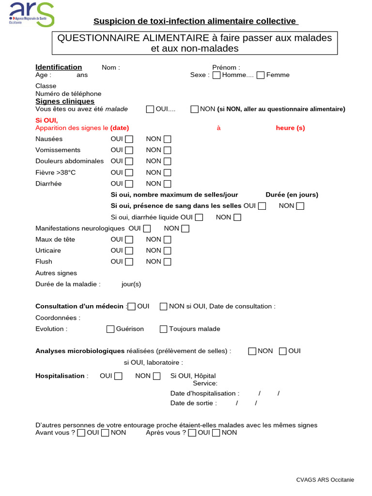 Questionnaire Ars 2019 2 | PDF