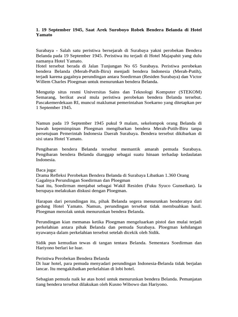 19 September 1945 | PDF | Indonesia
