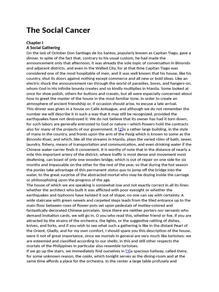The Social Cancer | PDF