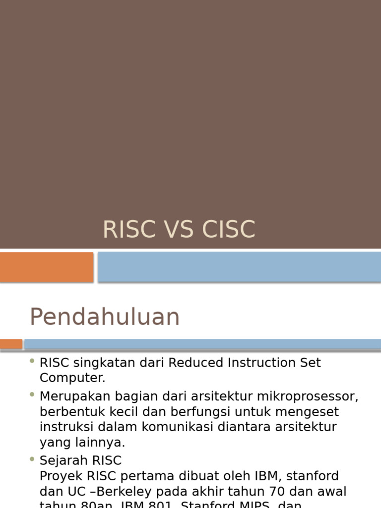 11-RISC Vs CISC | PDF