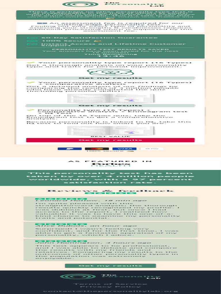 The Personality Lab | PDF