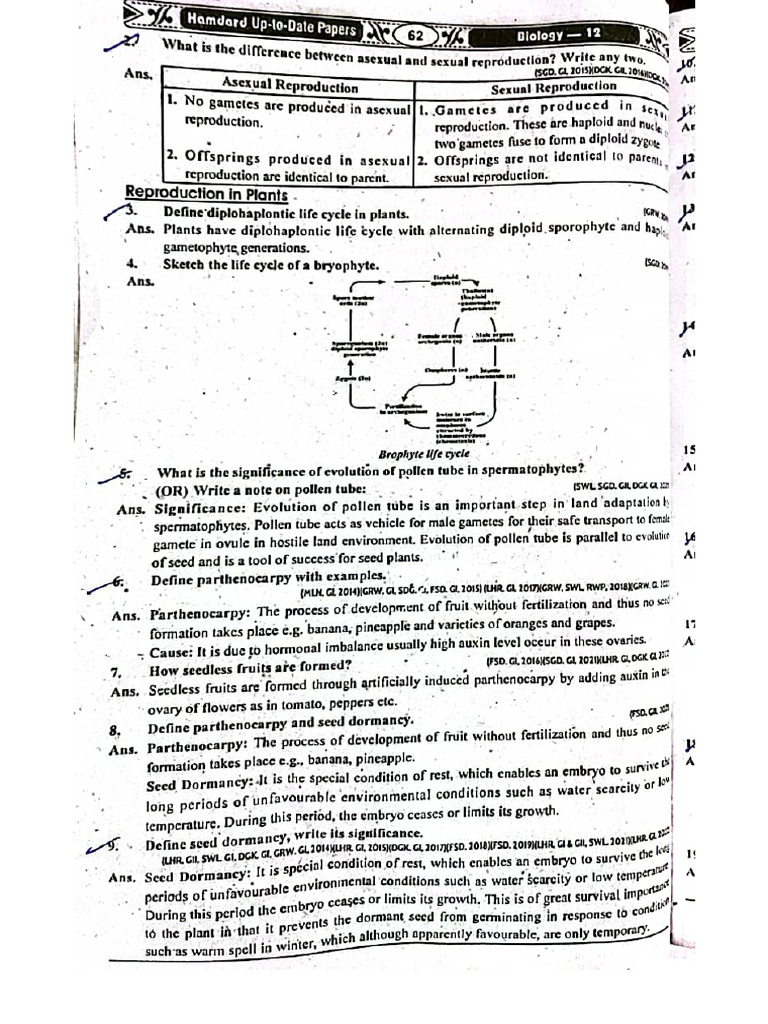 Ch 18 Short Questions | PDF