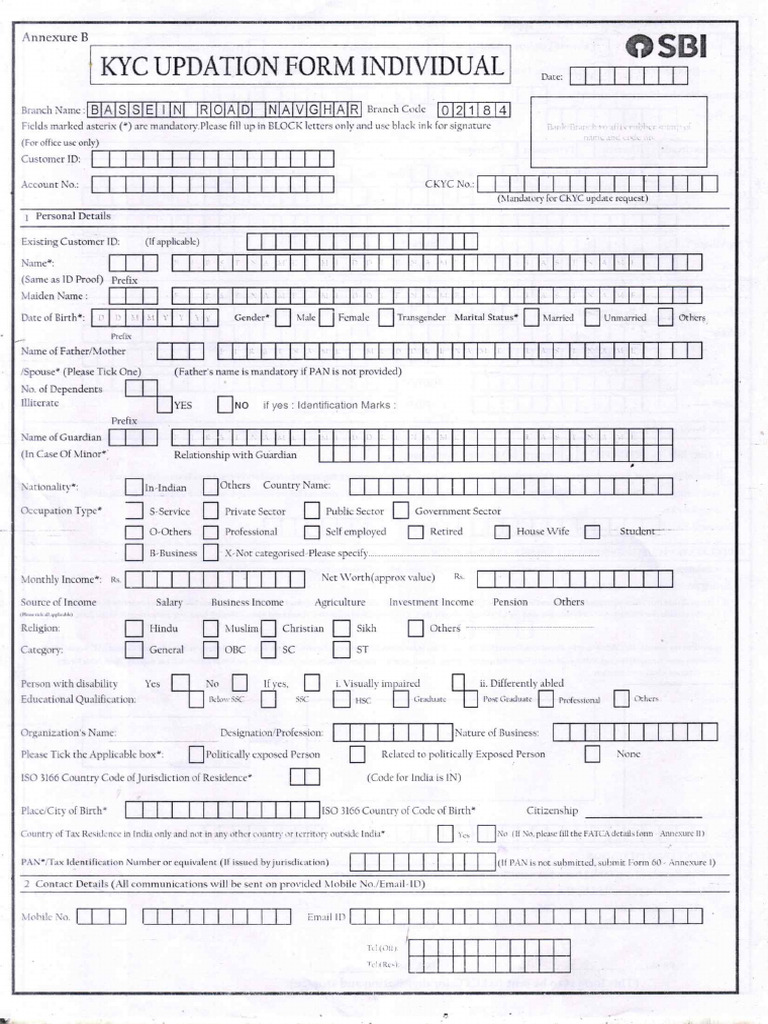 Kyc Form20241015 - 11143514 | PDF