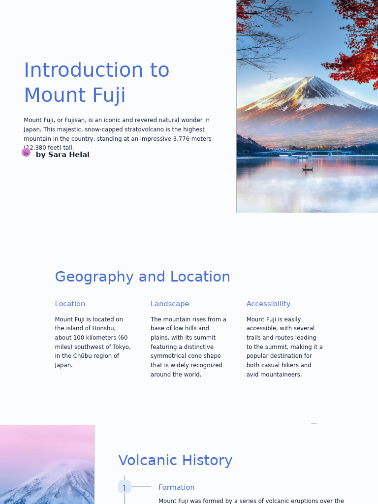 Introduction to Mount Fuji | PDF