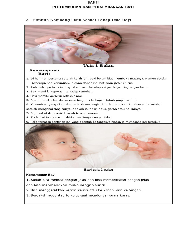 Bab Ii Tumbang Bayi | PDF