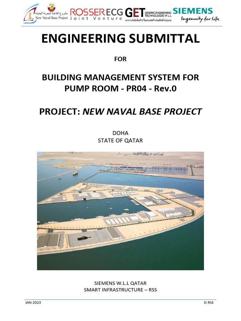 BMS - Pump Room Sample Drawing | PDF