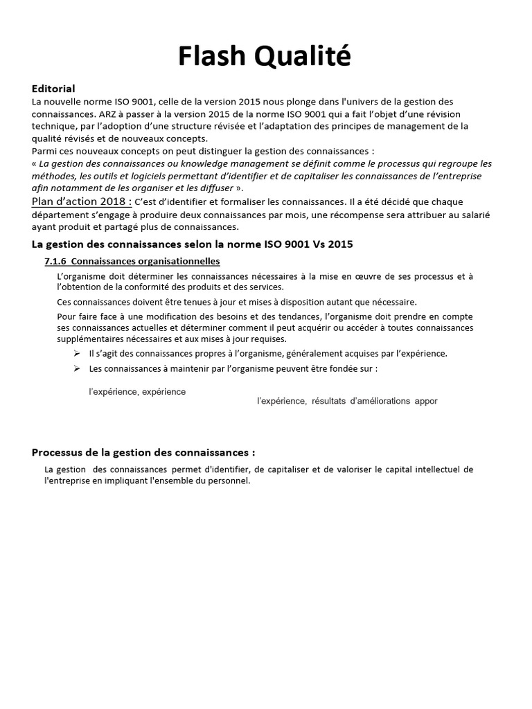 Flash Qualite N 6 | PDF