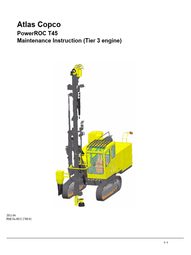 PowerROC T45 Tier3 Maintenance Manual | PDF