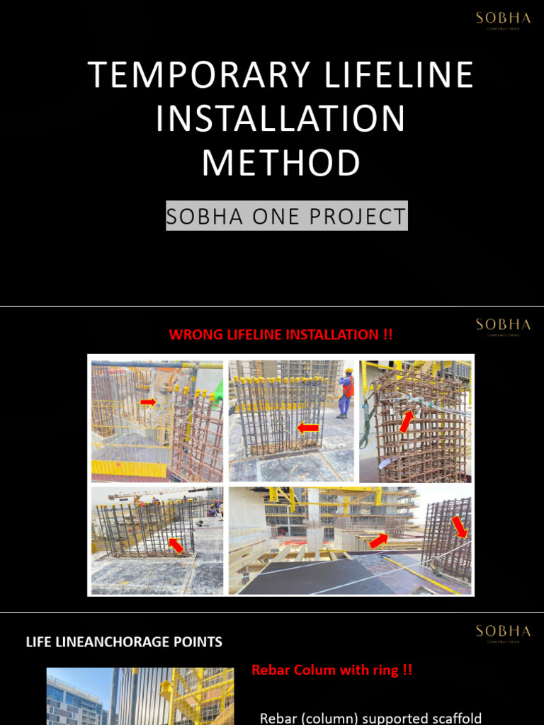 Lifeline installation method- S1 | PDF