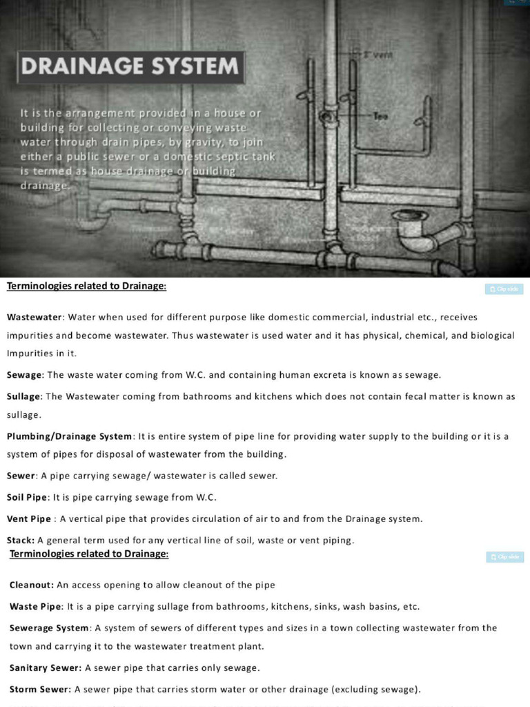 Drainage System | PDF