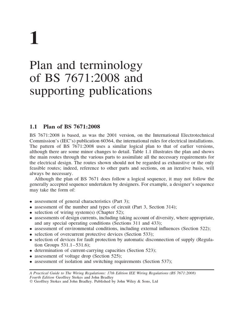 BS6761 Plan and terminology | PDF