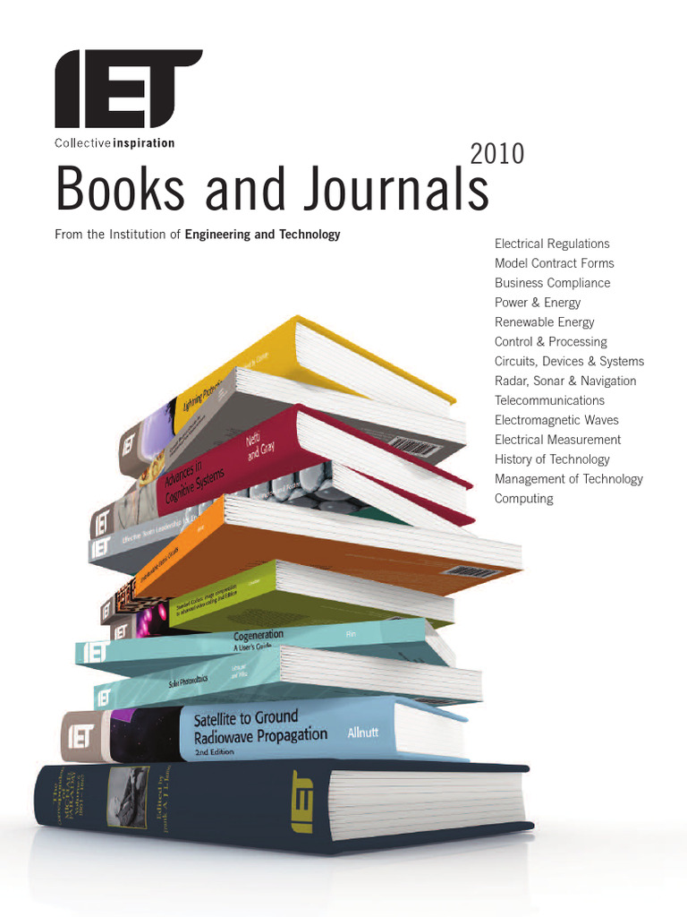 IET Books Catalogue-2010 | PDF