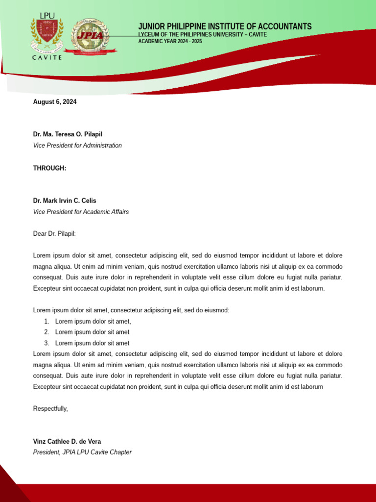 Document Template in DOCX 1 | PDF