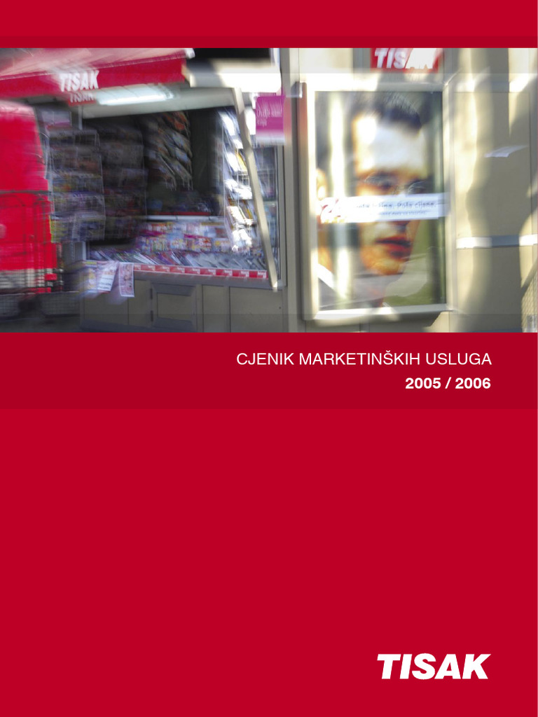 TISAK Cjenik Oglasavanja I Primjeri Sijecanj06 | PDF
