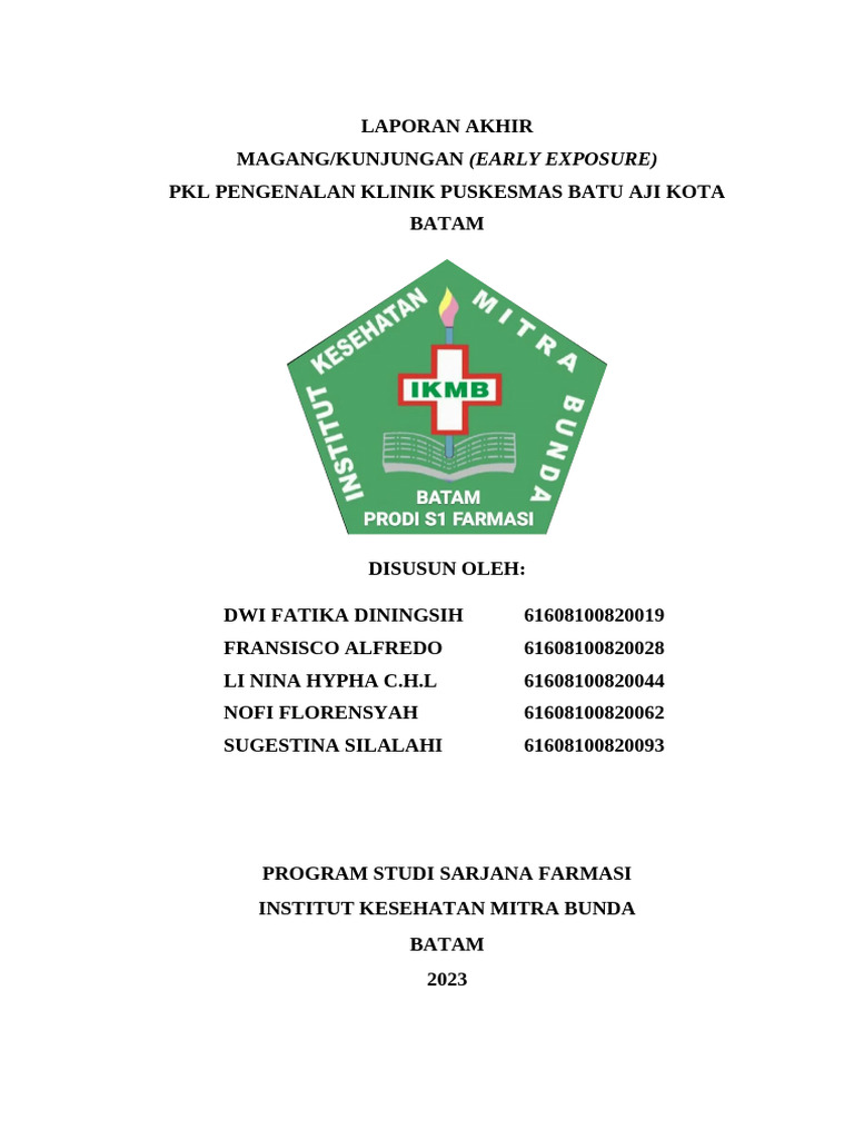 Laporan Akhir Puskesmas | PDF