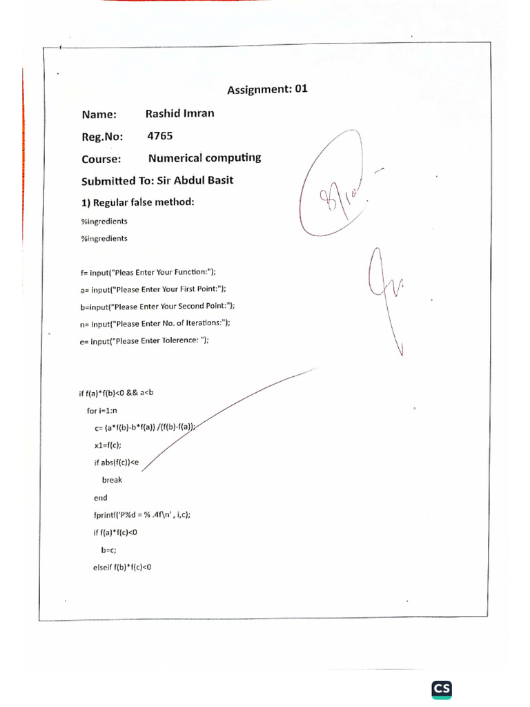 NC Assignment 1Average | PDF