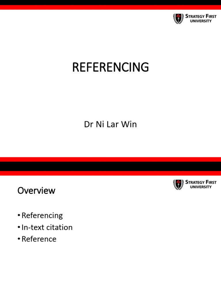Referencing | PDF