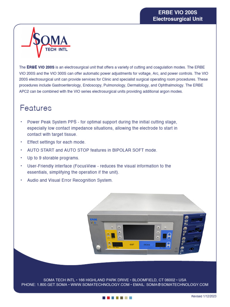 ERBE-VIO-200S-Electrosurgical-units | PDF