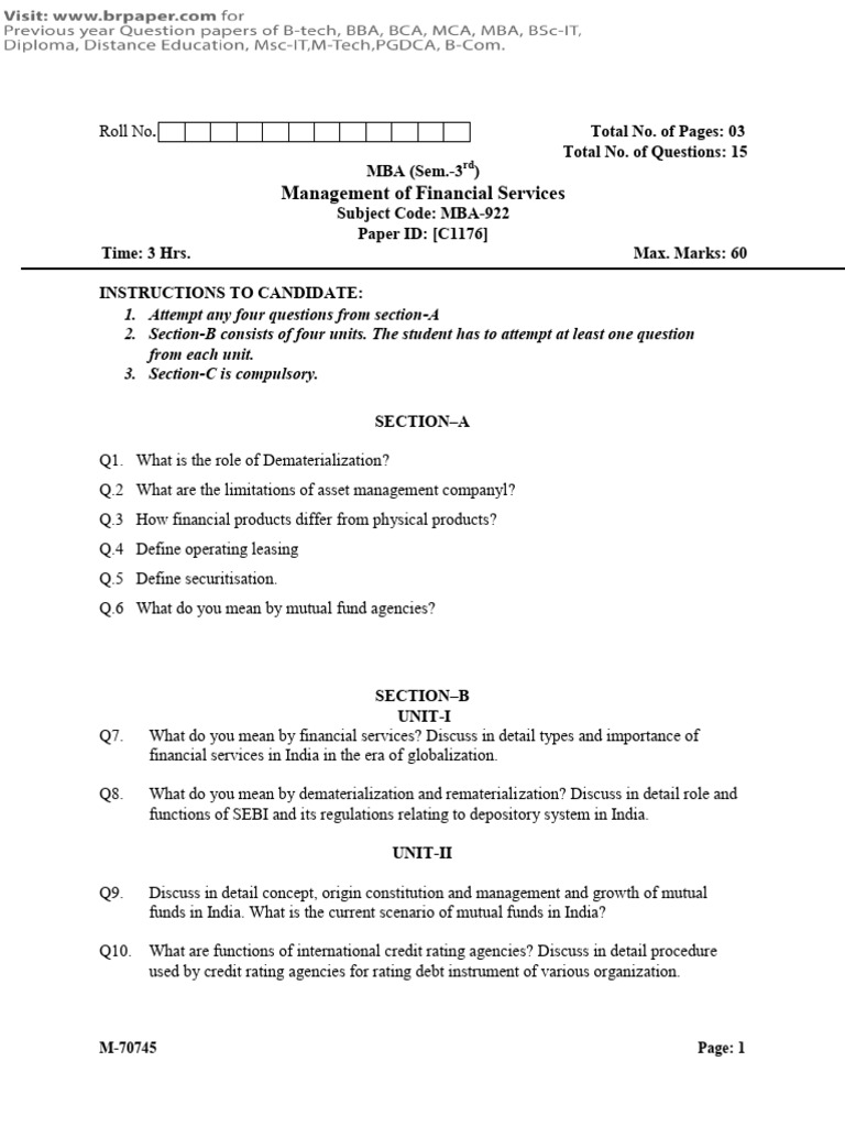 MFS (3rd) Dec2014 | PDF