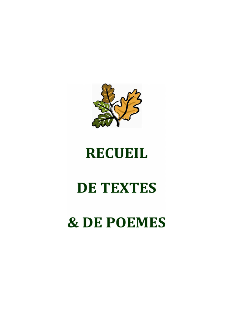 Recueil de Textes 1 | PDF