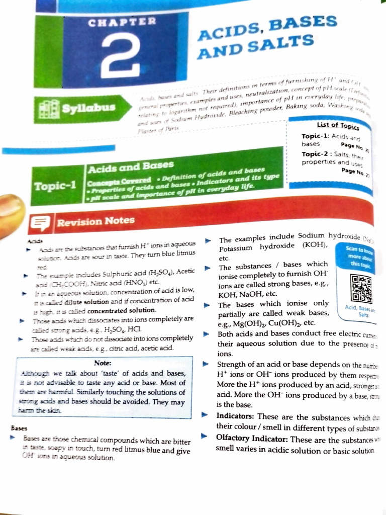 Acids Bases and Salts | PDF